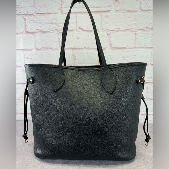Louis Vuitton | Bags | Louis Vuitton Neverfull Mm Empreinte Giant Black ...